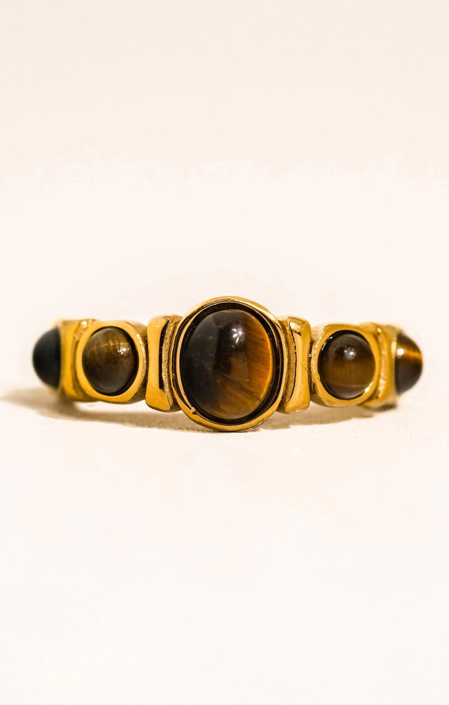 CANSO TIGER EYE RING – Voda Boutique