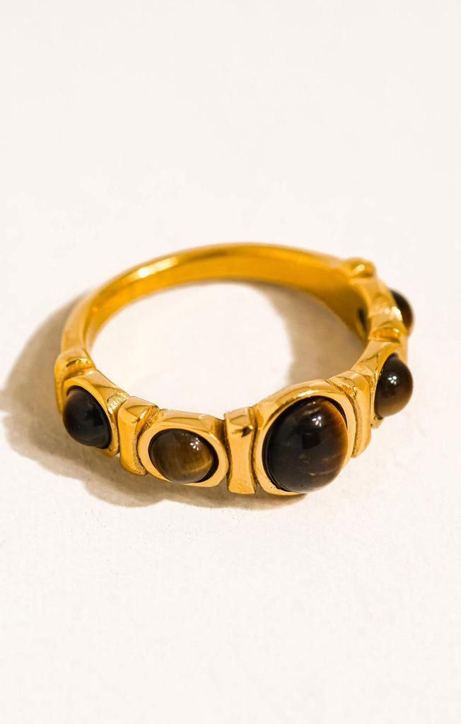 CANSO TIGER EYE RING – Voda Boutique